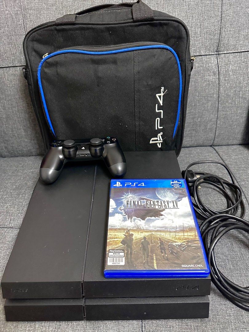Sony PS4 PHAT 1 TB with free game FFXV, Video Gaming, Video Game ...