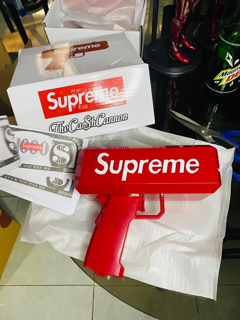Supreme Money Gun toy (Brandnew), Hobbies & Toys, Toys & Games on Carousell