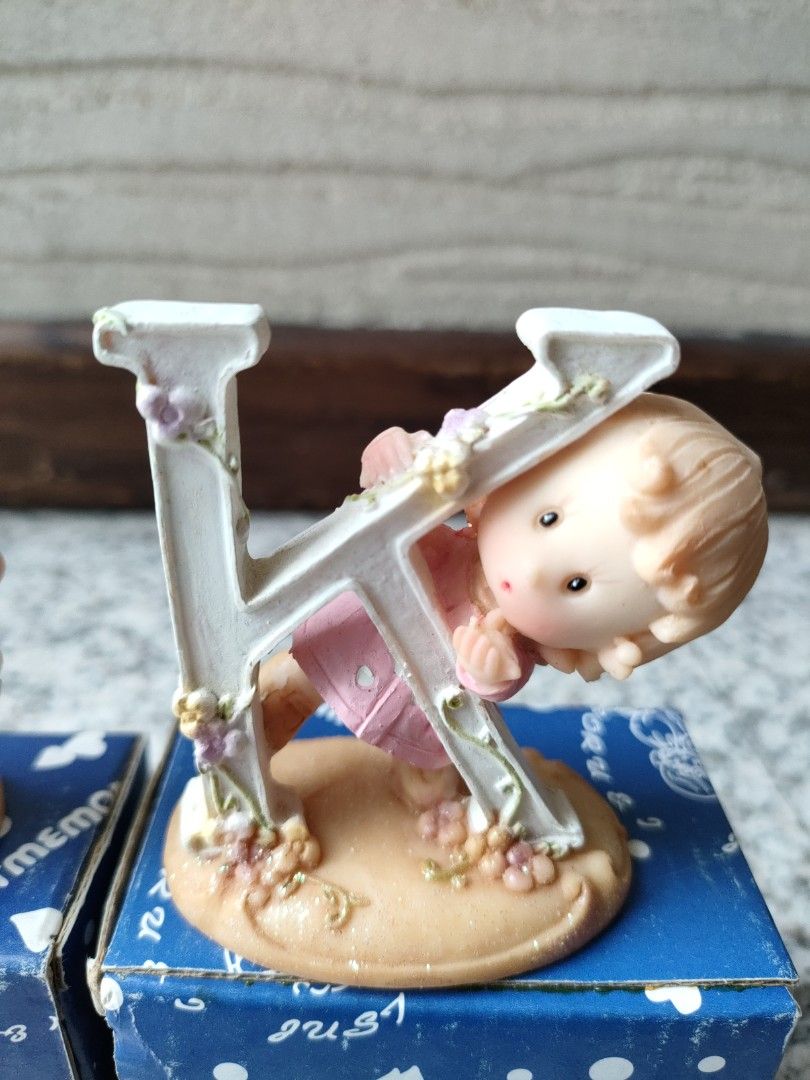 sweet memory alphabet figure angel, Furniture & Home Living, Home Decor ...