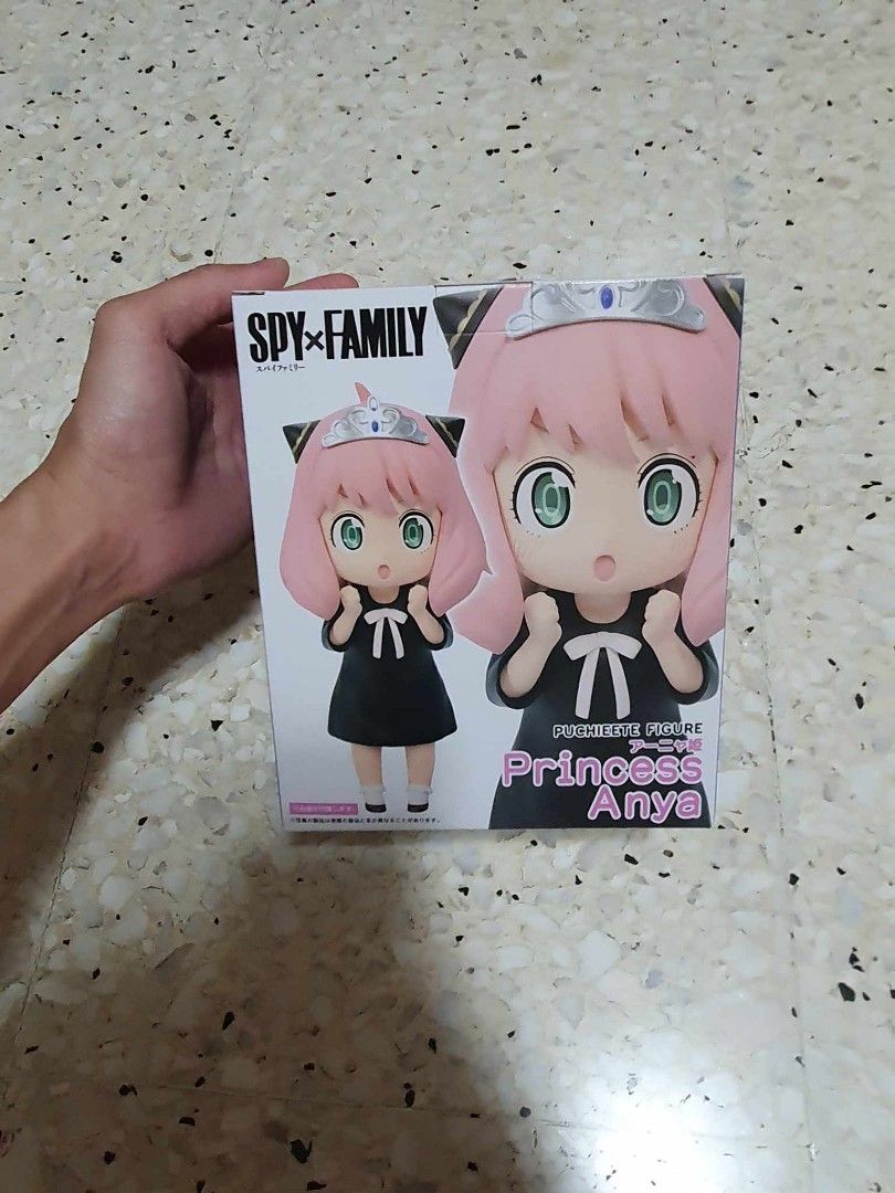 Taito Spy X Family Puchiette Princess Anya Forger Anime Figure Figurine ...