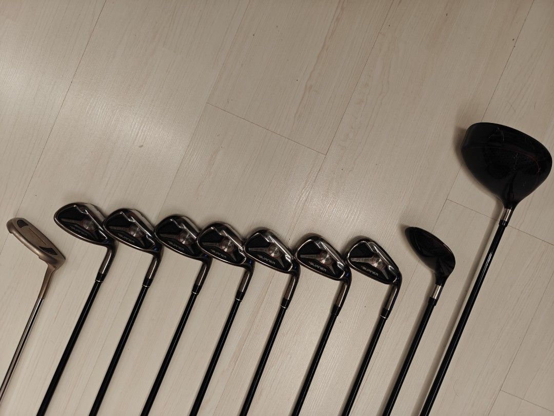 Taylormade Burner Beginner Golf Set (10pcs) including Trolley bag ...