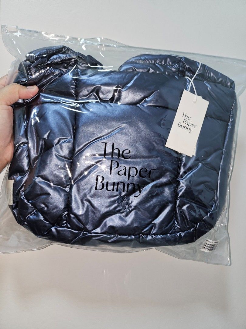 TBP Pufferswing The Paper Bunny Sapphire, Women's Fashion, Bags ...