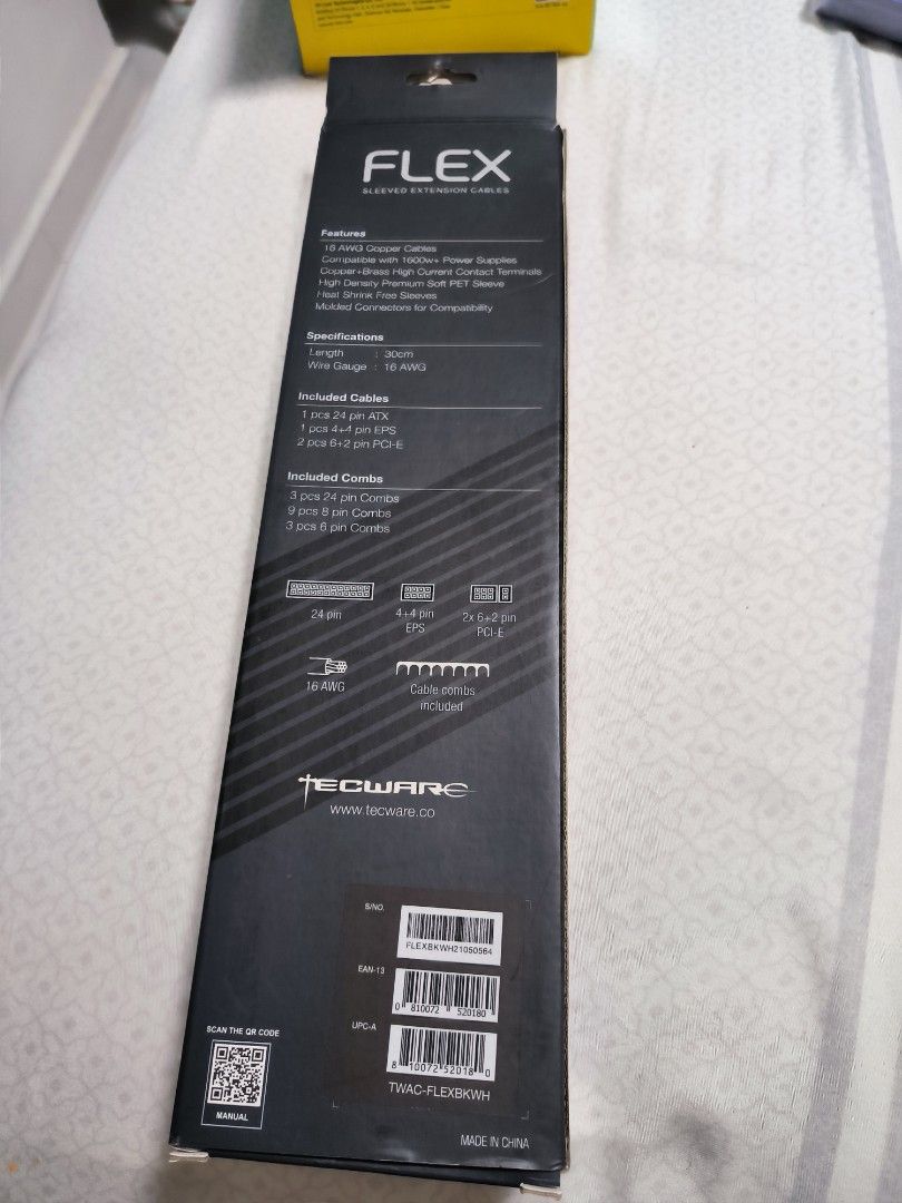 Tecware Flex Sleeve (Black/White), Computers & Tech, Parts ...