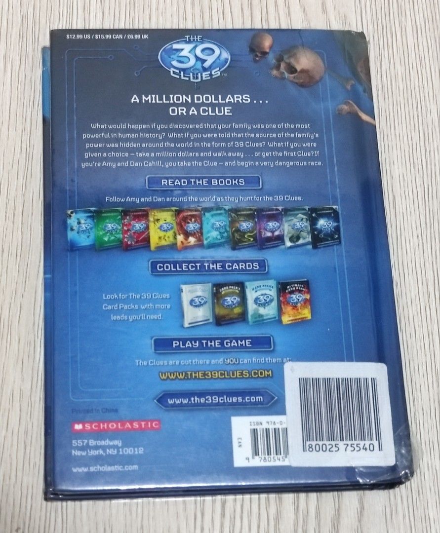 The 39 Clues: The Maze of Bones (Book 1) by Rick Riordan (with Game ...