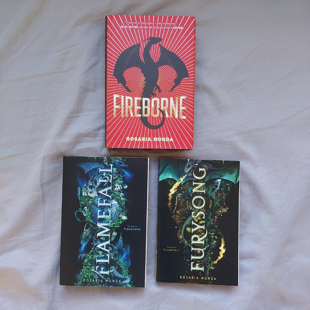 The Aurelian Cycle Fireborne Trilogy Rosaria Munda, Hobbies & Toys ...