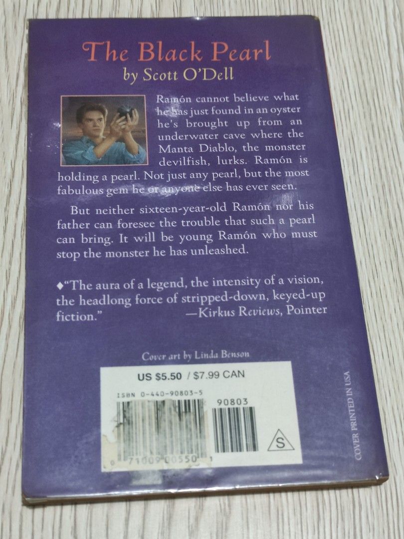 The Black Pearl by Scott O'Dell, Hobbies & Toys, Books & Magazines ...