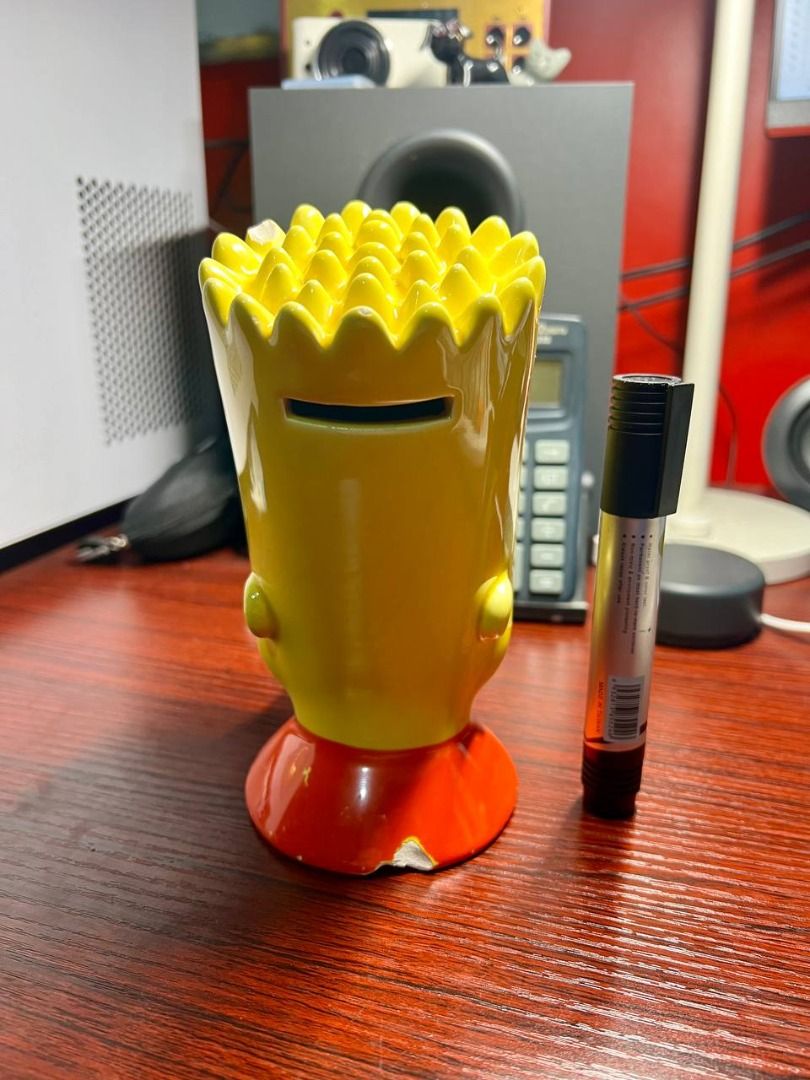The simpsons BART ceramic coin bank, Hobbies & Toys, Toys & Games on ...