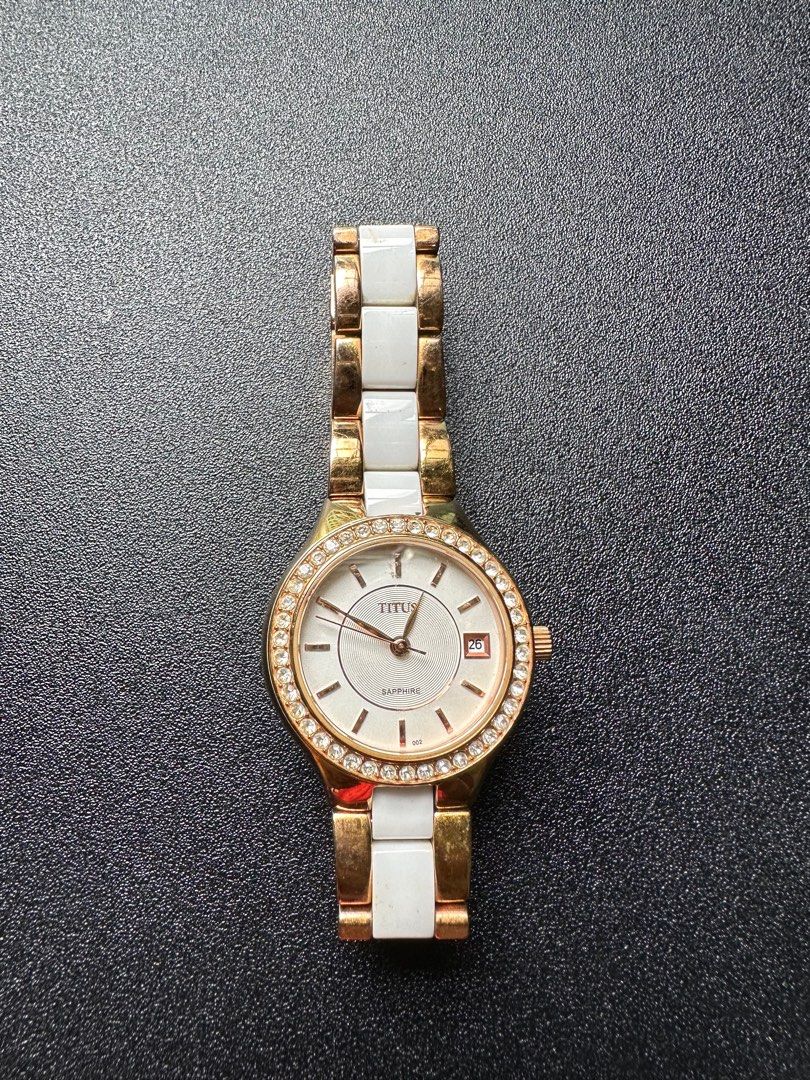 Titus Sapphire ceramic link, Women's Fashion, Watches & Accessories ...