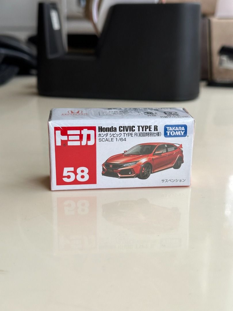 Tomica Honda Civic Type R FK8 (First Edition Color), Hobbies & Toys ...