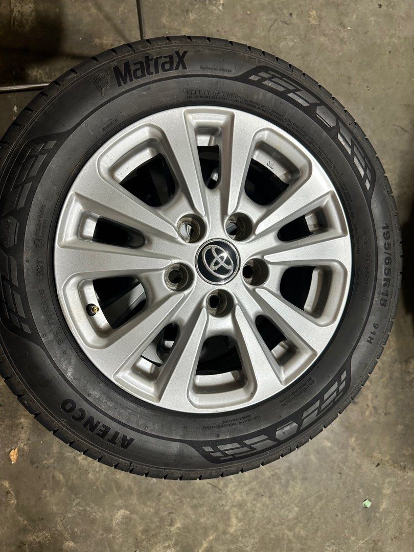 Toyota original sport rim 195/65/15, Car Accessories, Tyres & Rims on ...