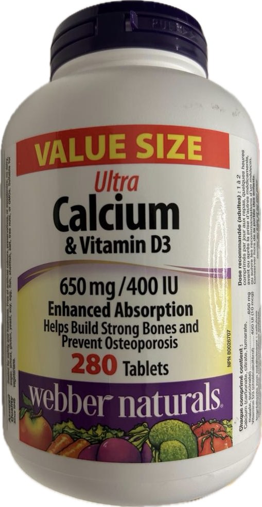 Ultra Calcium & Vitamin D3, 健康及營養食用品, 健康補充品, 健康補充品 - 維他命及補充品 - Carousell