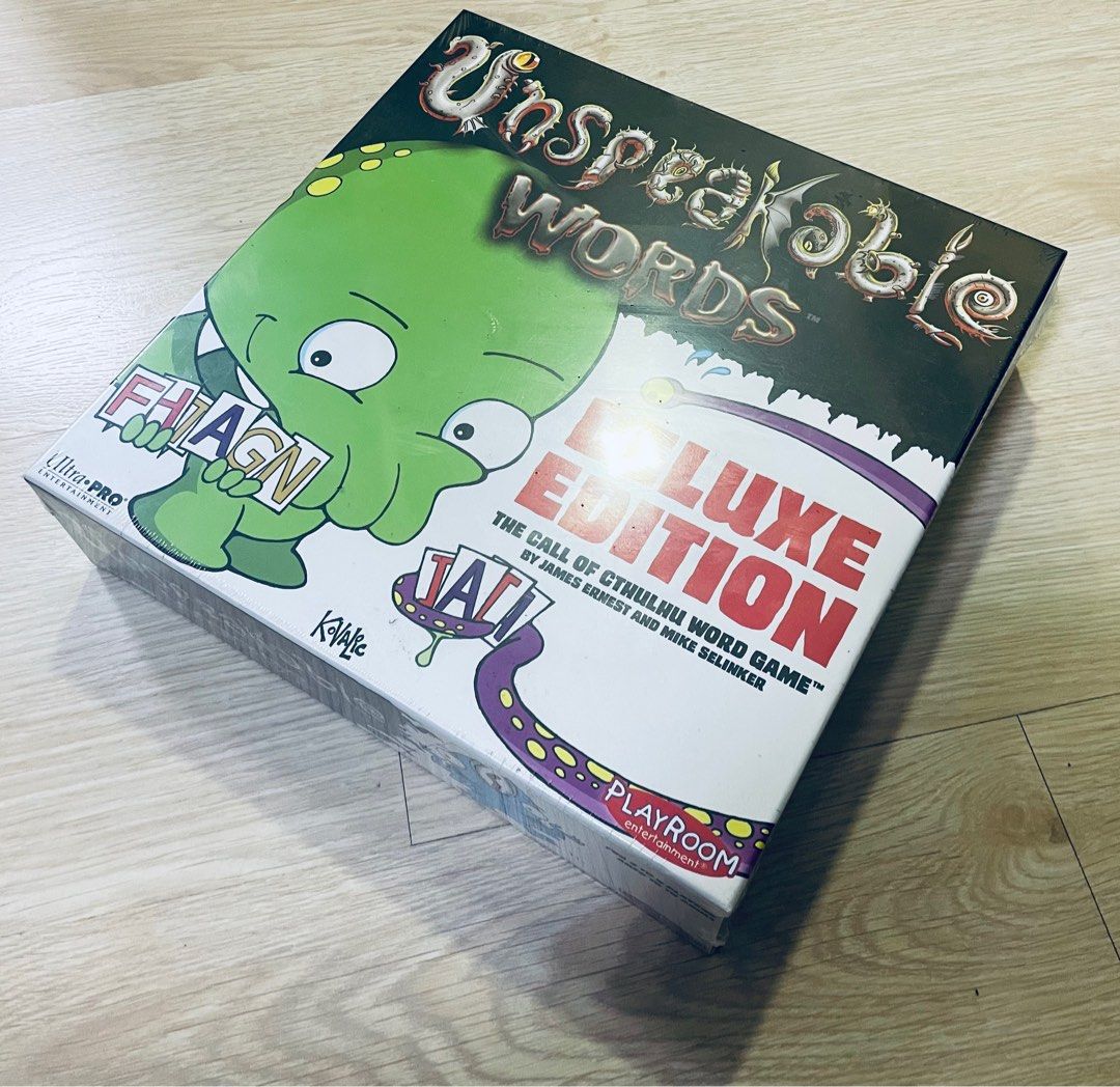 Unspeakable Words Deluxe Edition Game, Hobbies & Toys, Toys & Games on ...