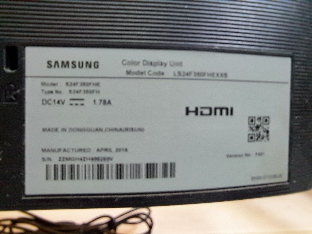 Used Samsung 24 Inch Monitor, Computers & Tech, Parts & Accessories ...