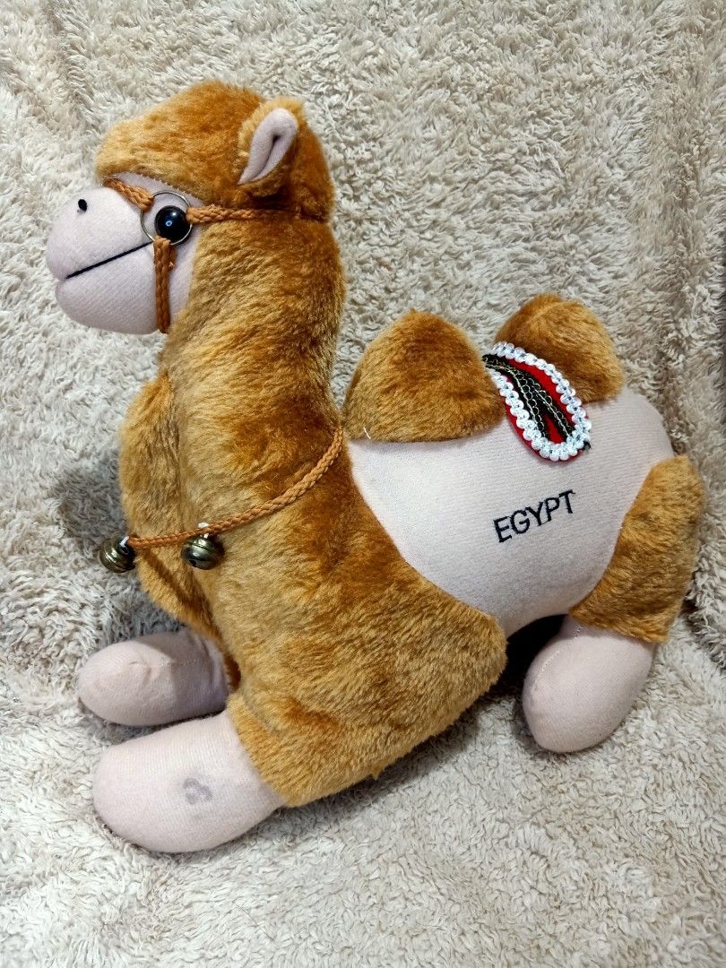VERY BEAUTIFUL REALISTIC EGYPT CAMEL W/ BELLS PLUSH TOY, Hobbies & Toys ...