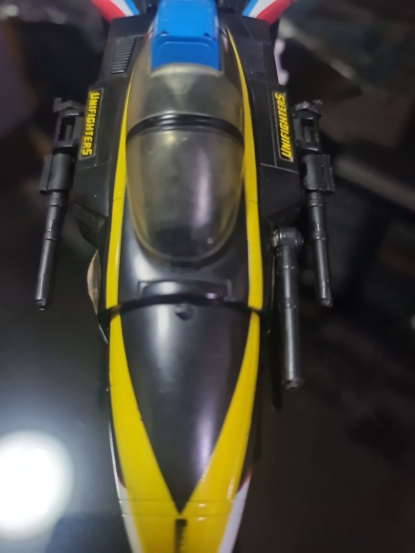 Vintage Galoob Unifighters GIANT COMBAT JET 1990 Action Figure Set Lot ...