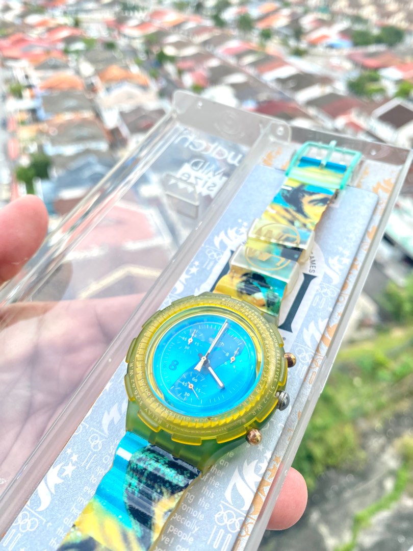 Vintage Swatch Scuba Chronograph 200m Mark Spitz, Men's Fashion ...