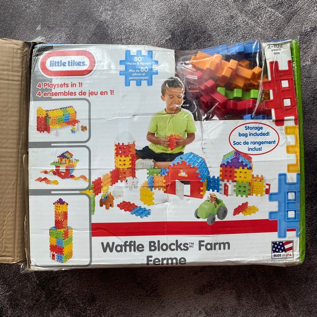 Waffle Block Farm Little Tikes, Bayi & Anak, Mainan & Baby Walker di ...