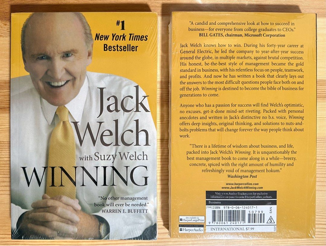 WINNING by Jack Welch & Suzy Welch, Hobbies & Toys, Books & Magazines ...