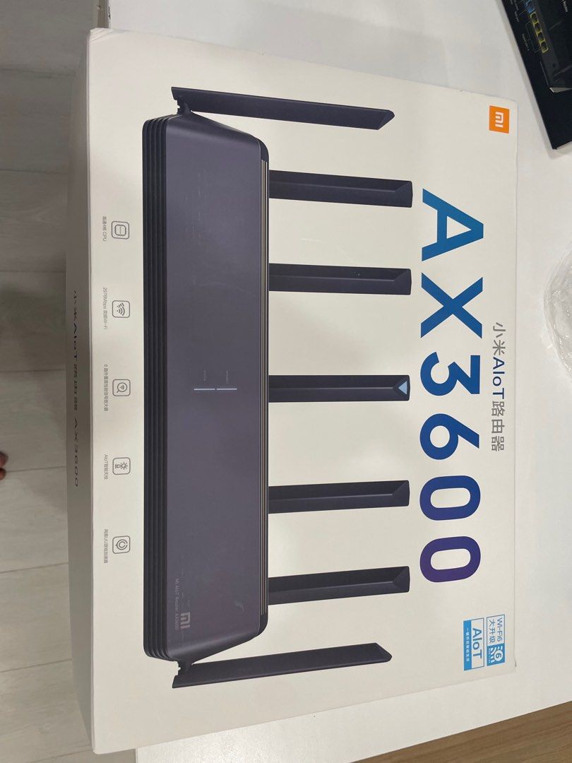 Xiaomi AX3600 AIoT Wifi 6 router, Computers & Tech, Parts & Accessories ...