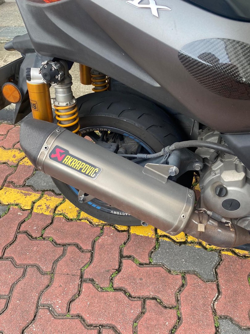 xmax exhaust, Motorcycles, Motorcycle Accessories on Carousell