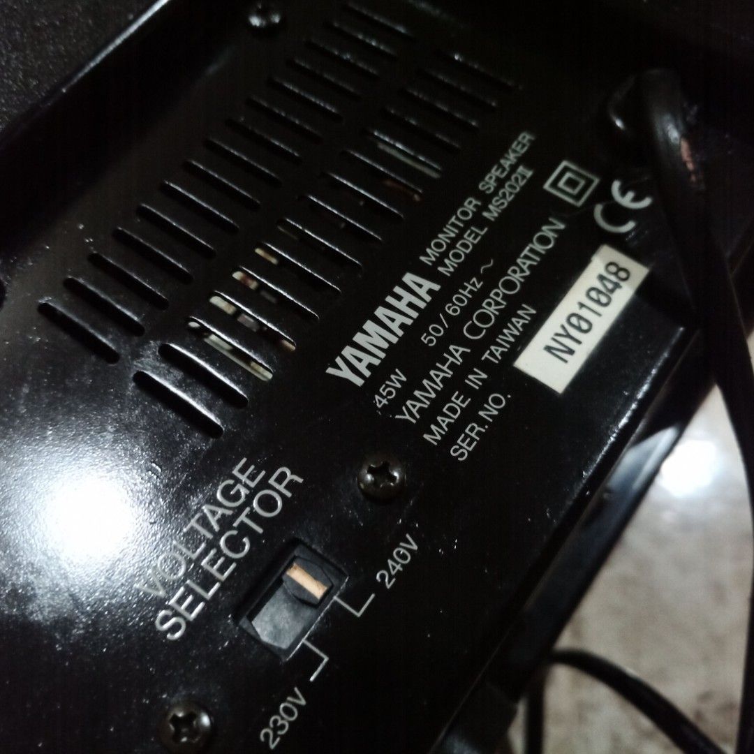 YAMAHA MONITOR SPEAKER MS202 II, Audio, Soundbars, Speakers ...