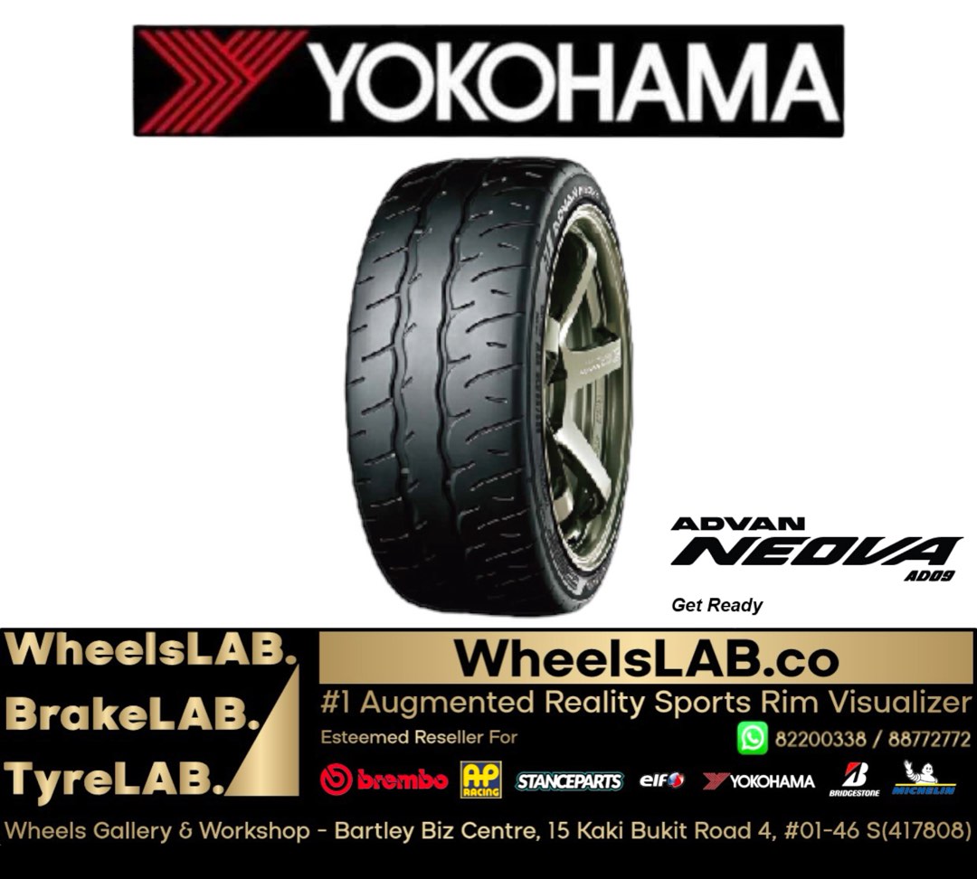 Yokohama ADVAN NEOVA AD09 Tyres - Precision and Grip Redefined! Available in Various Sizes!, Car ...