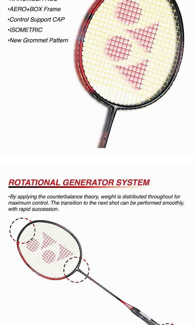 Yonex Smash racket, Sports Equipment, Sports & Games, Racket & Ball ...