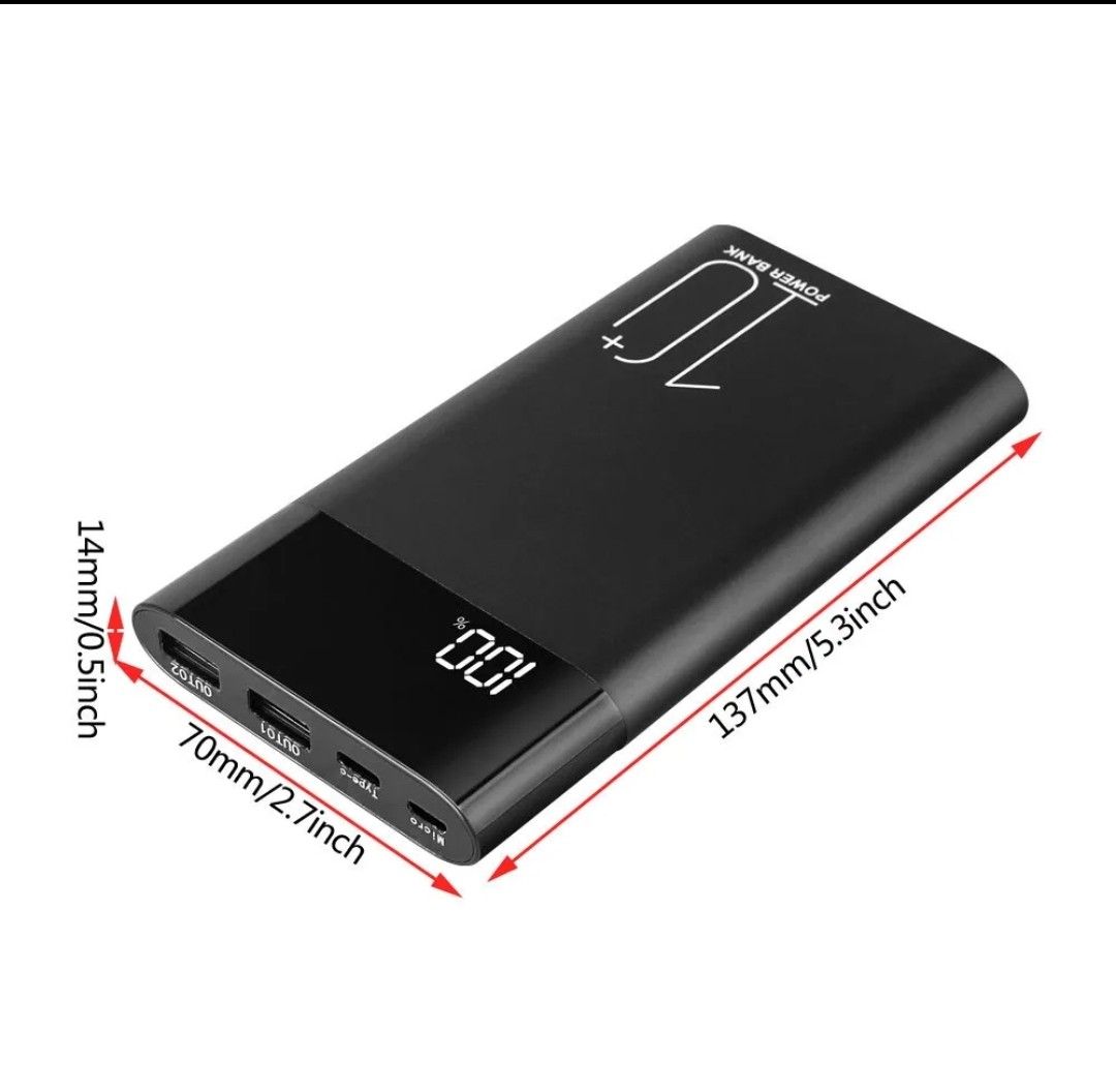 10000mAh 4K Hidden Camera Power Bank WiFi IR Night Vision 1080P DE, 傢俬 ...