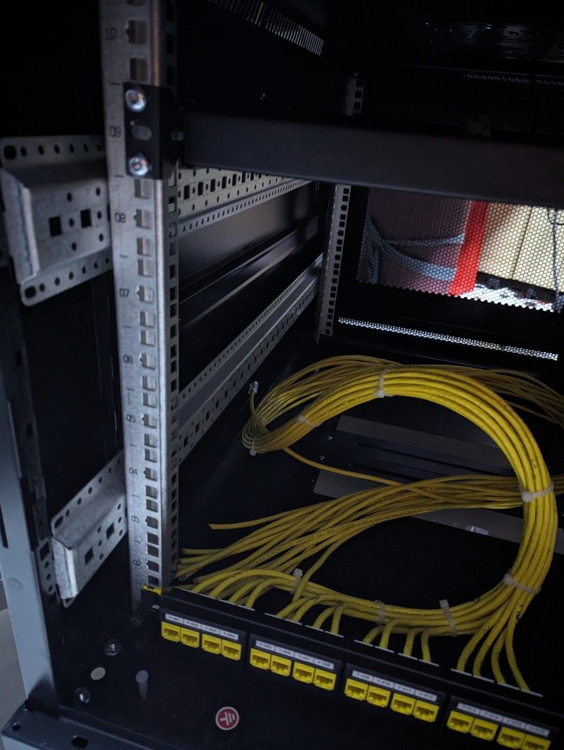 10U 1m deep server rack cabinet, Furniture & Home Living, Furniture ...