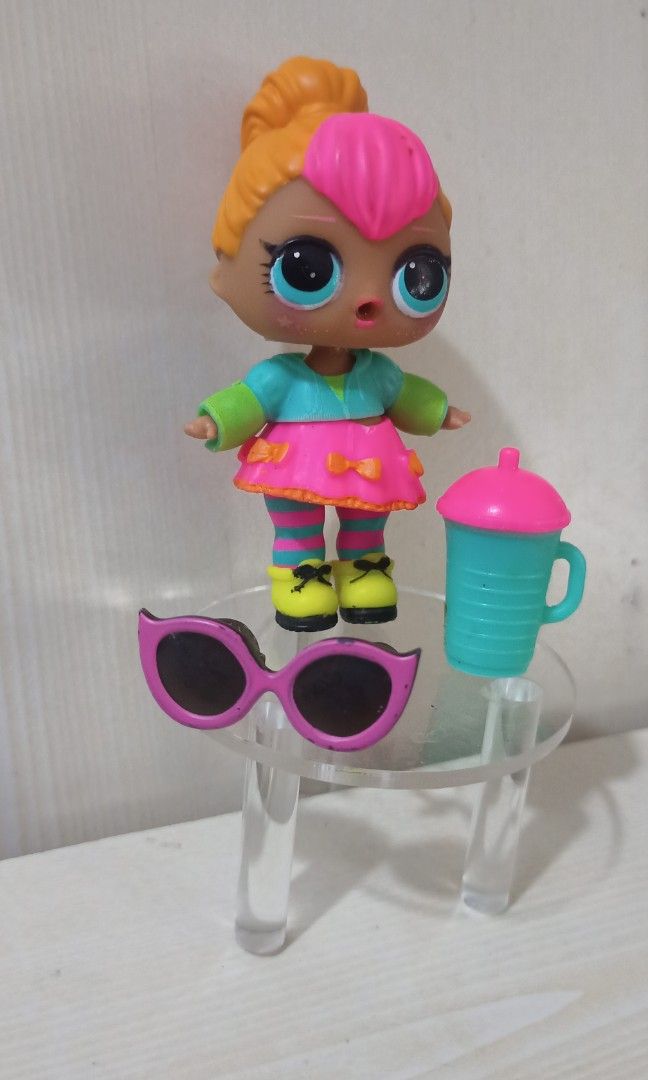 11cm LOL Surprise Big Sister Neon Q.T. Miss Punk 3" Doll Baby Figure ...