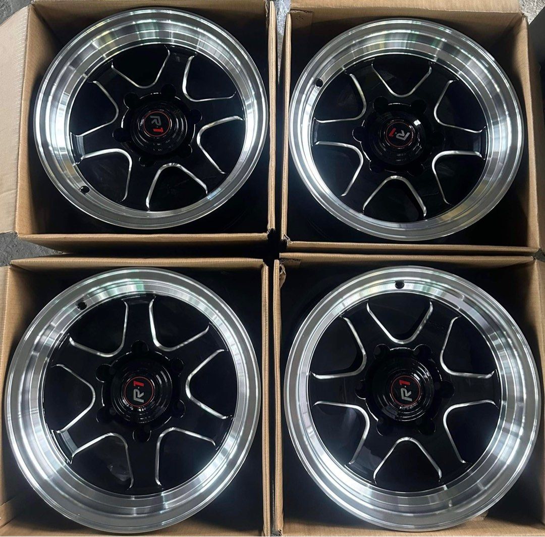 15” R1 Mags code 2ZT217 Mags 6Holes pcd 139 Brandnew, Car Parts ...