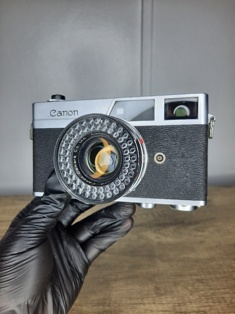 1961 Canon Canonet Rangefinder Camera (126499), Photography, Cameras on Carousell