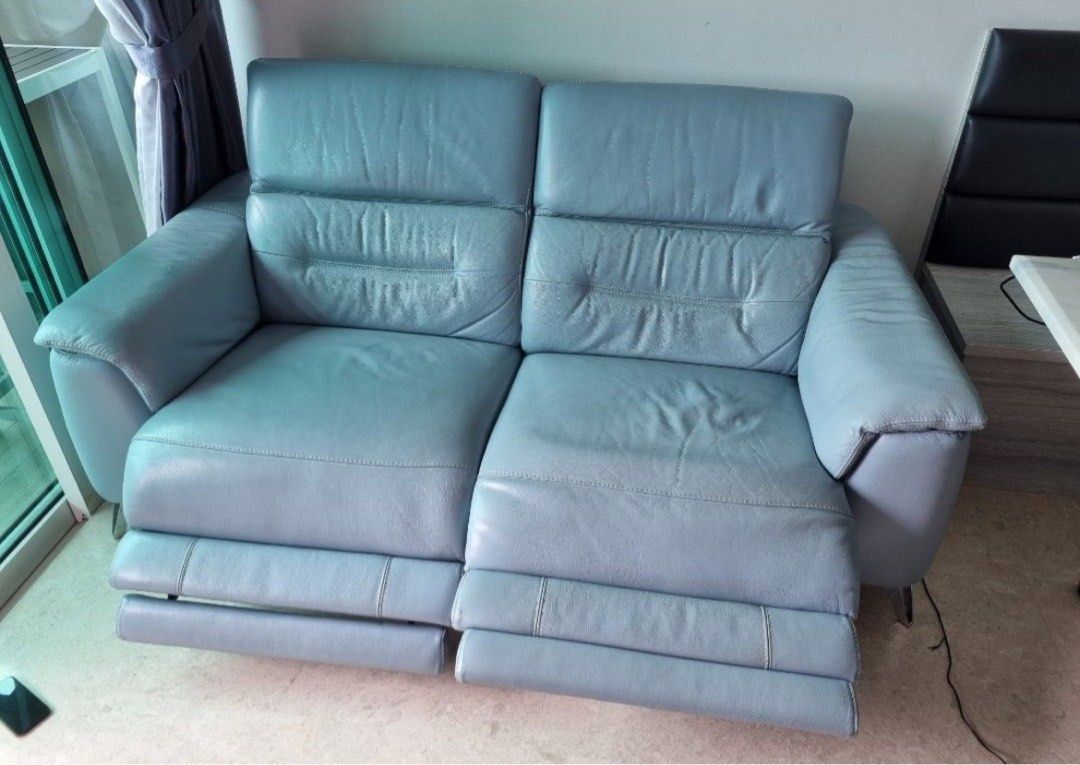 2.5 seater Fully Automated Recliner Sofa, Furniture & Home Living ...