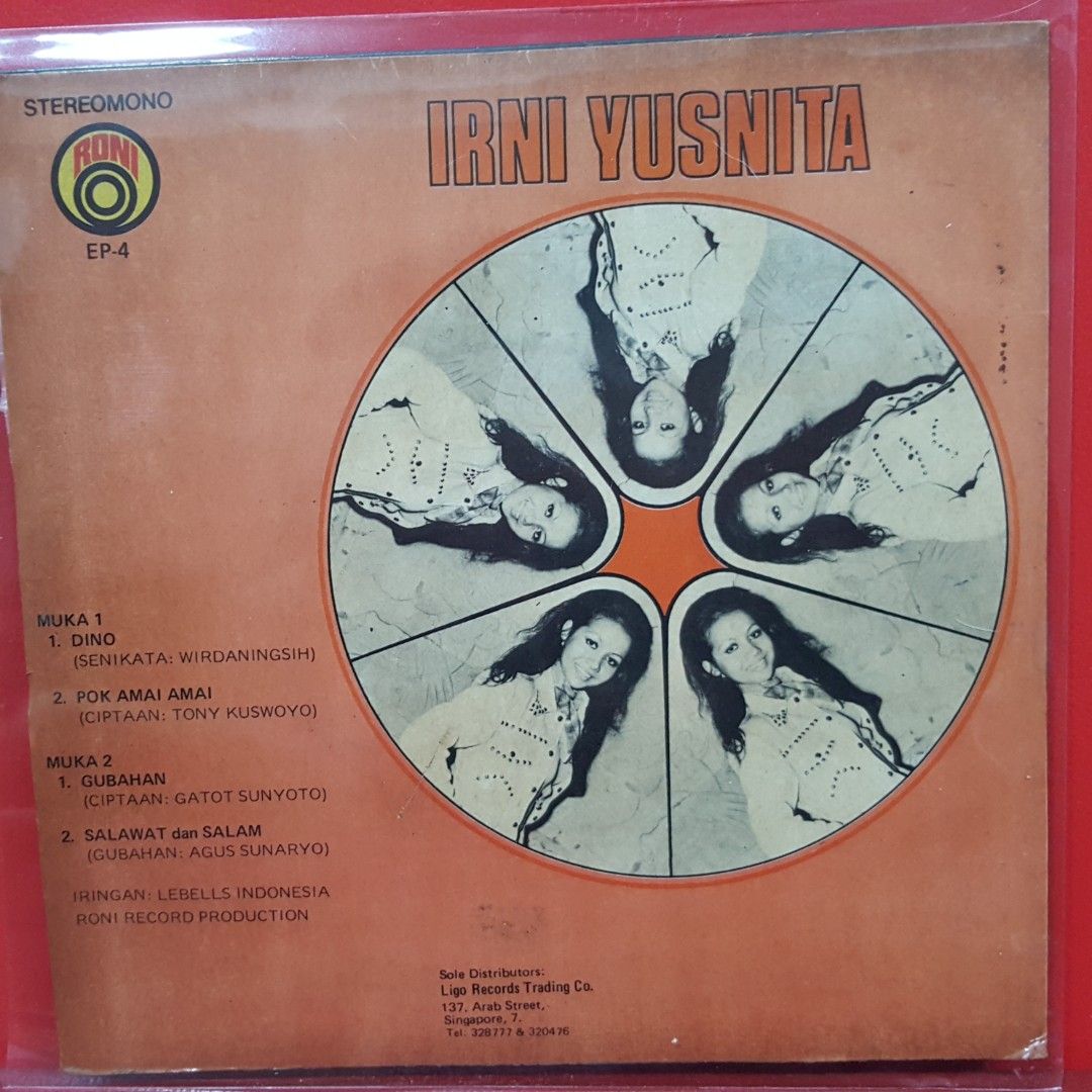 7" IRNI YUSNITA(malay vinyl), Hobbies & Toys, Music & Media, Vinyls on ...