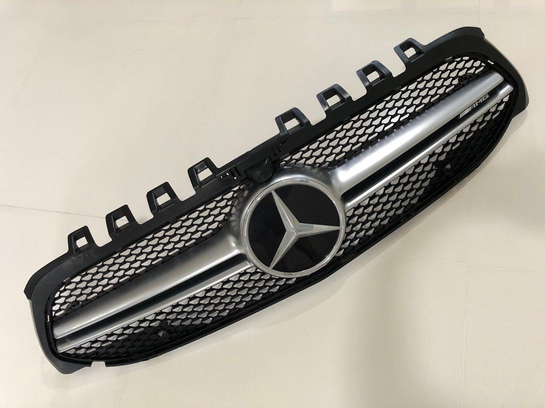 A35 AMG front grill with Mercedes logo badge, Car Accessories ...