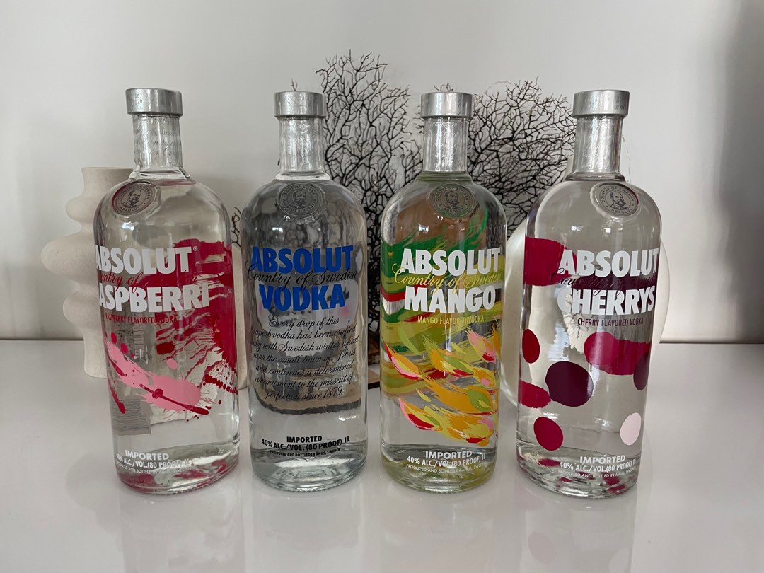 Absolute vodka, Food & Drinks, Alcoholic Beverages on Carousell