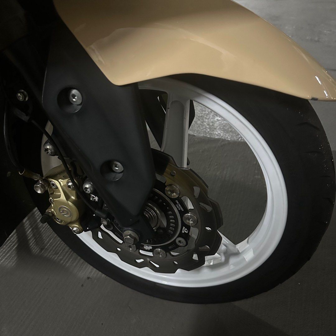 AEROX NVX 155 3 SPOKE RIM 14 INCH ONE AND ONLY IN SG, Motorcycles ...