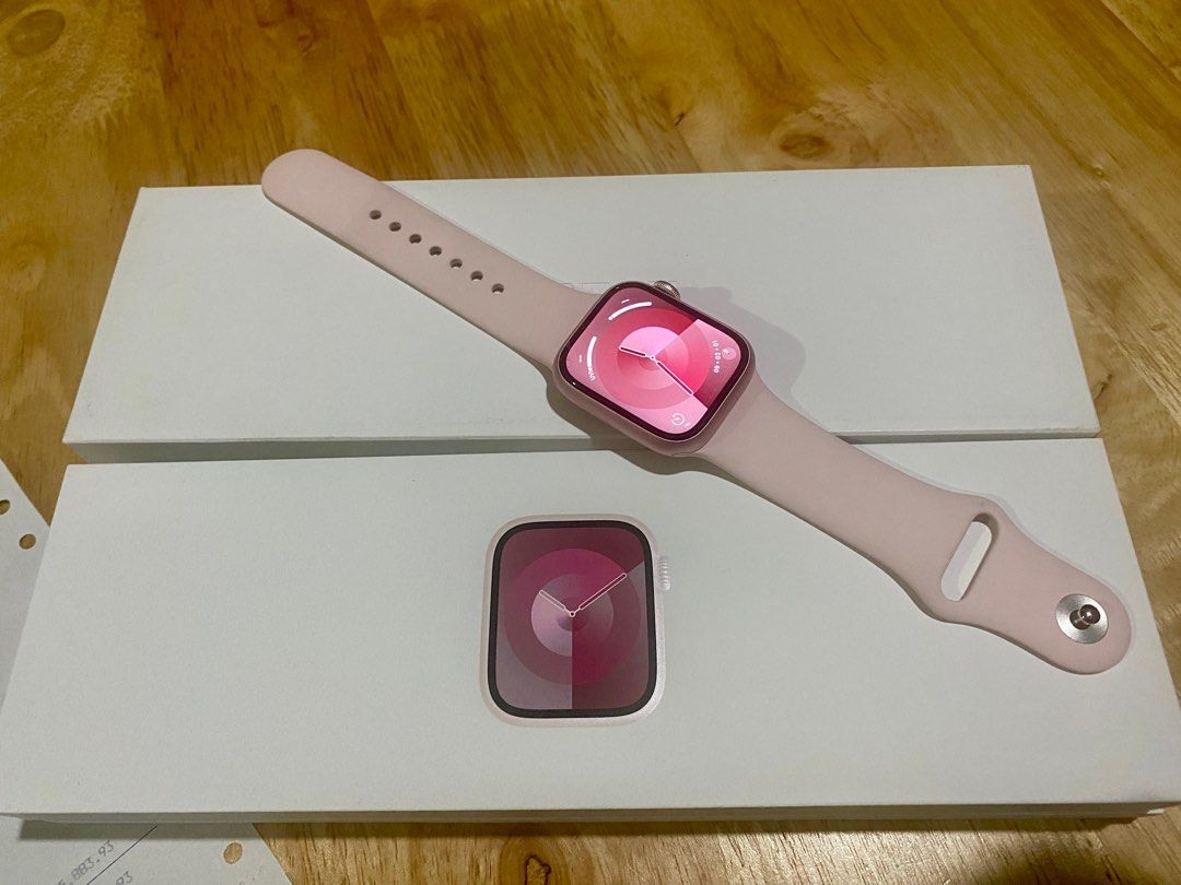 Apple Watch Series 9 41mm Pink GPS, Women's Fashion, Watches ...