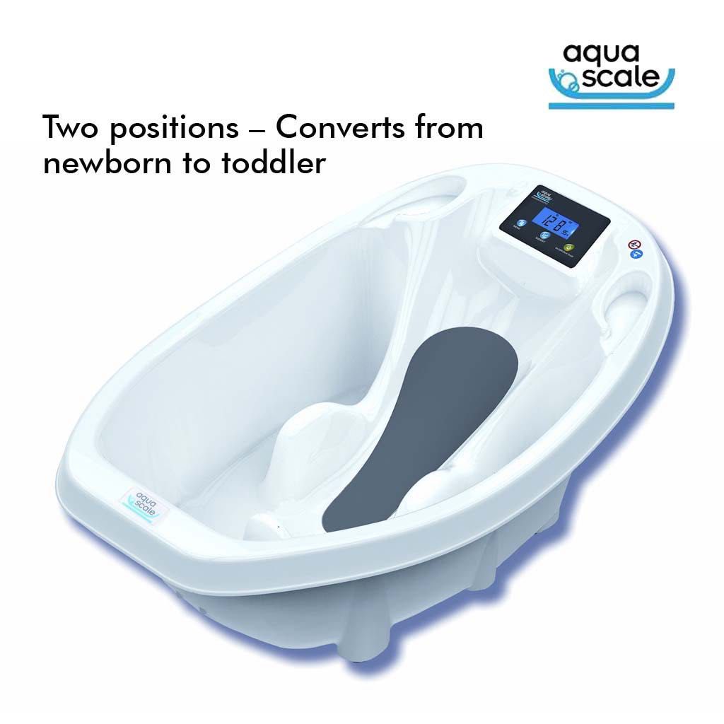 Aquascale Digital scale and thermometer 3-in-1 infant Bath Tub, Babies ...
