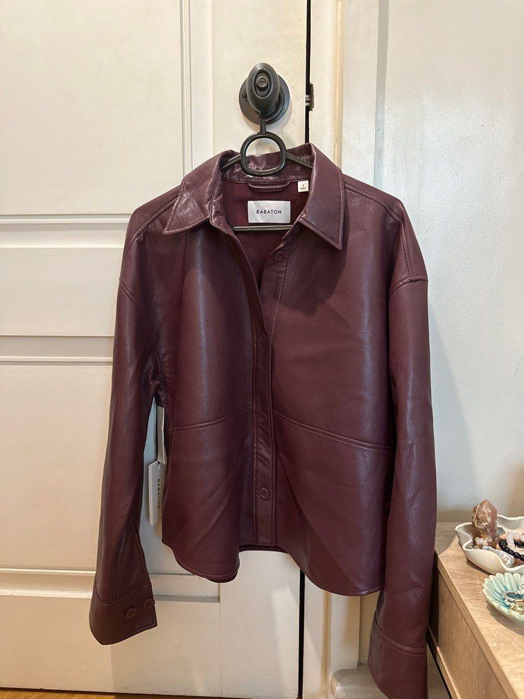 ARTIZIA BABATON Pelli Hip Jacket in Rich Maroon, Women's Fashion, Coats ...