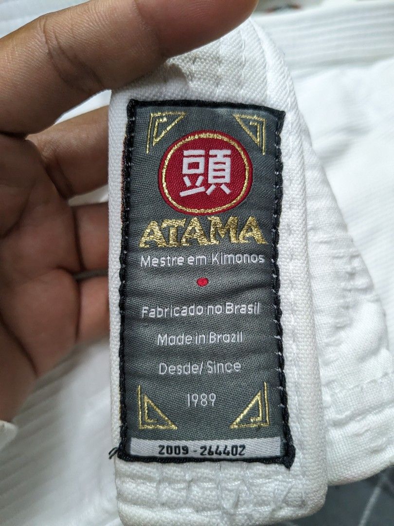 ATAMA BJJ Rare Gi Top Size A2 Jiu Jitsu Kimono Vintage MMA, Sports ...