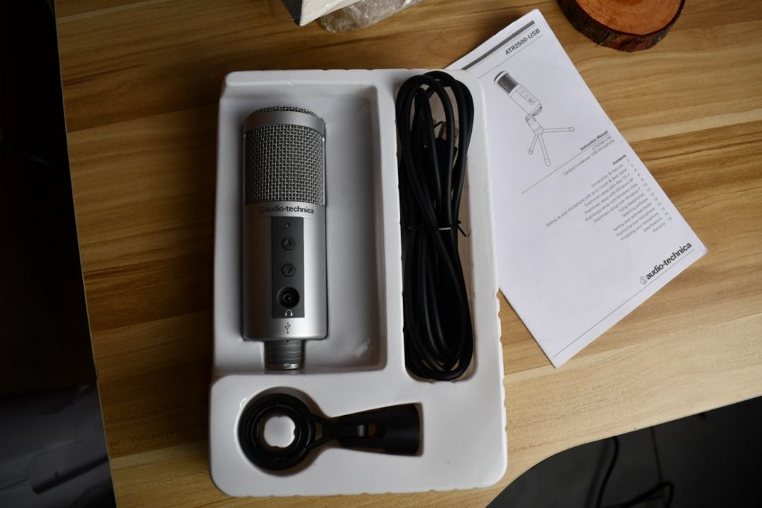 ATR2500 Audio-Technica Cardioid Condenser USB Microphone, Audio ...