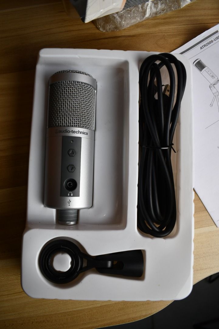 ATR2500 Audio-Technica Cardioid Condenser USB Microphone, Audio ...