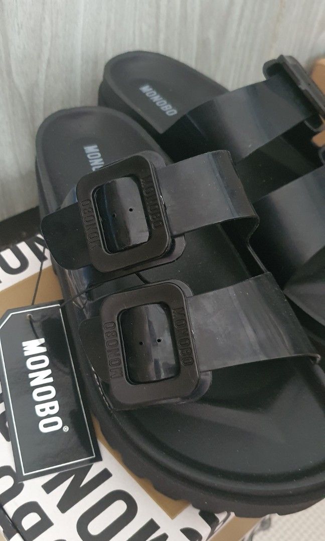 AUTHENTIC MONOBO BLACK, Women's Fashion, Footwear, Flats & Sandals on ...