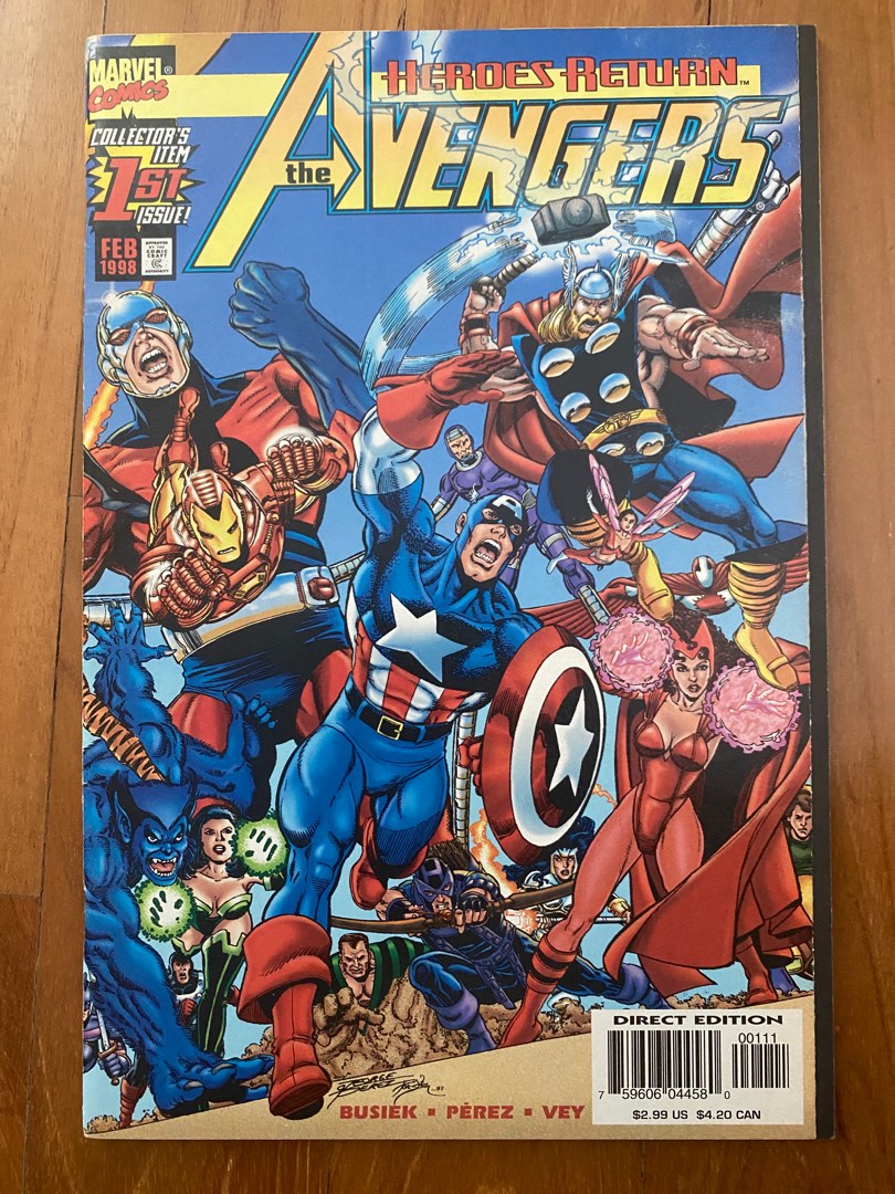 avengers comic 1998