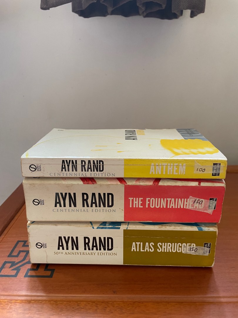 Ayn Rand books set, Hobbies & Toys, Books & Magazines, Fiction & Non-Fiction on Carousell