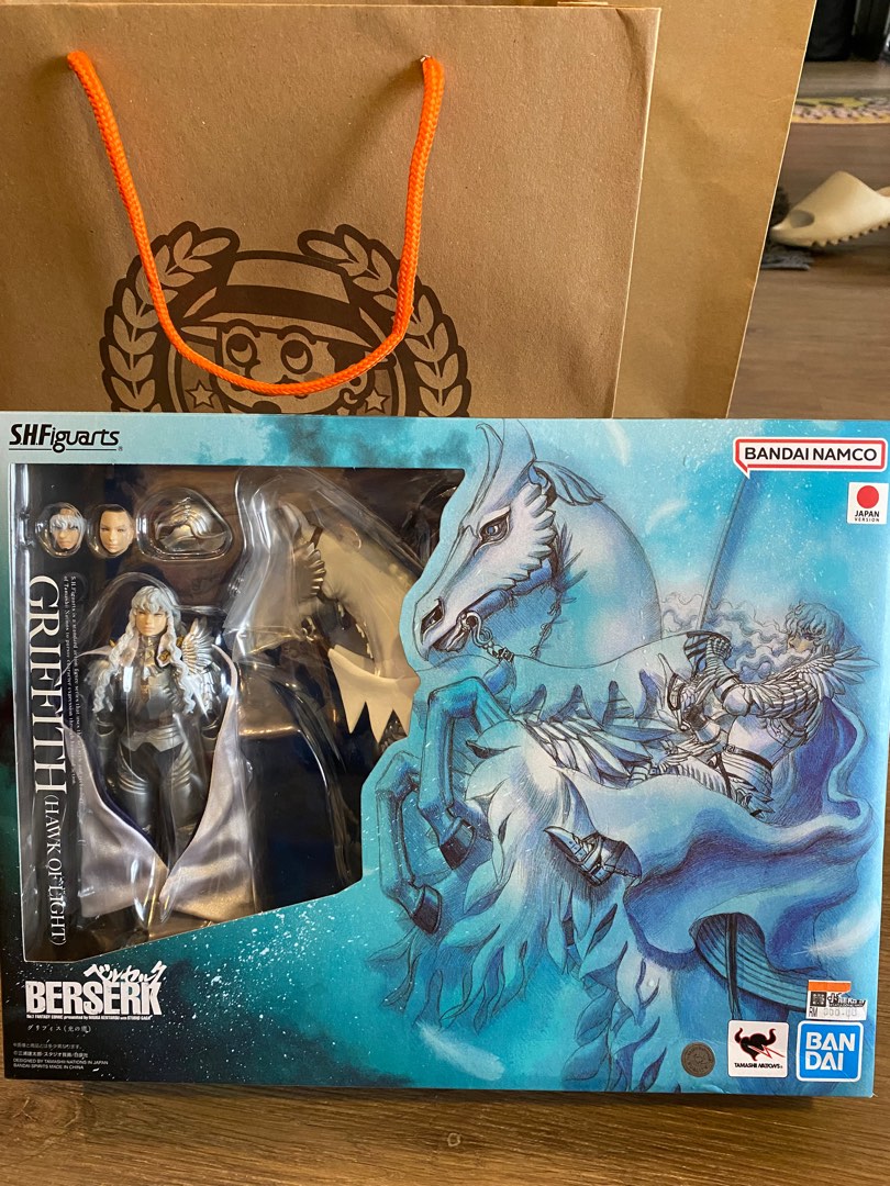 Bandai SHF figuarts Berserk griffith (hawk of light), Hobbies & Toys ...
