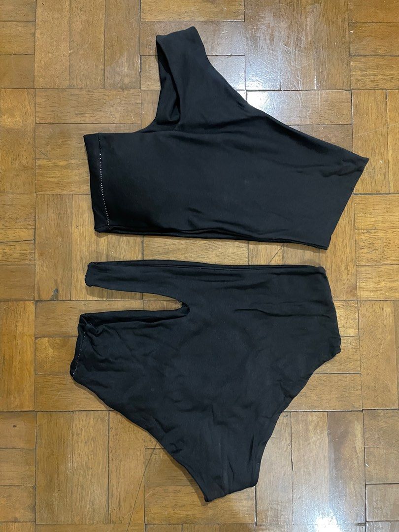 Black Bikini, Women's Fashion, Swimwear, Bikinis & Swimsuits on Carousell