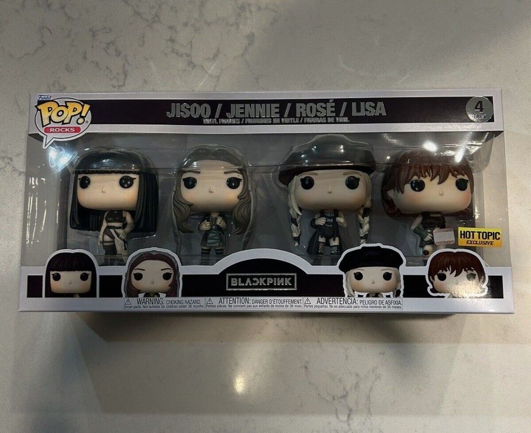 Blackpink Funko Pop 4Pack Pink Venom, Hobbies & Toys, Toys & Games on ...