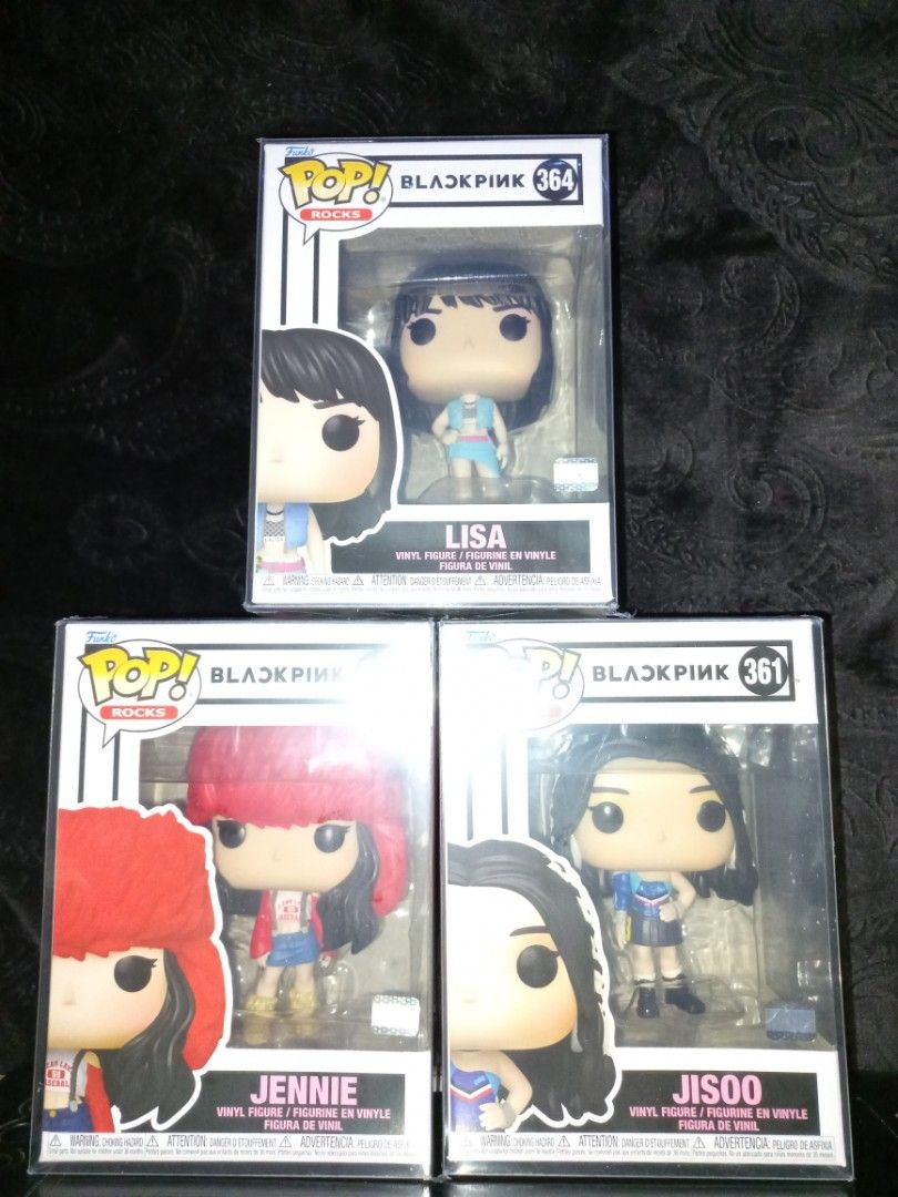 Blackpink Funko Pop Jennie Lisa And Jisoo W Boss Protector Hobbies